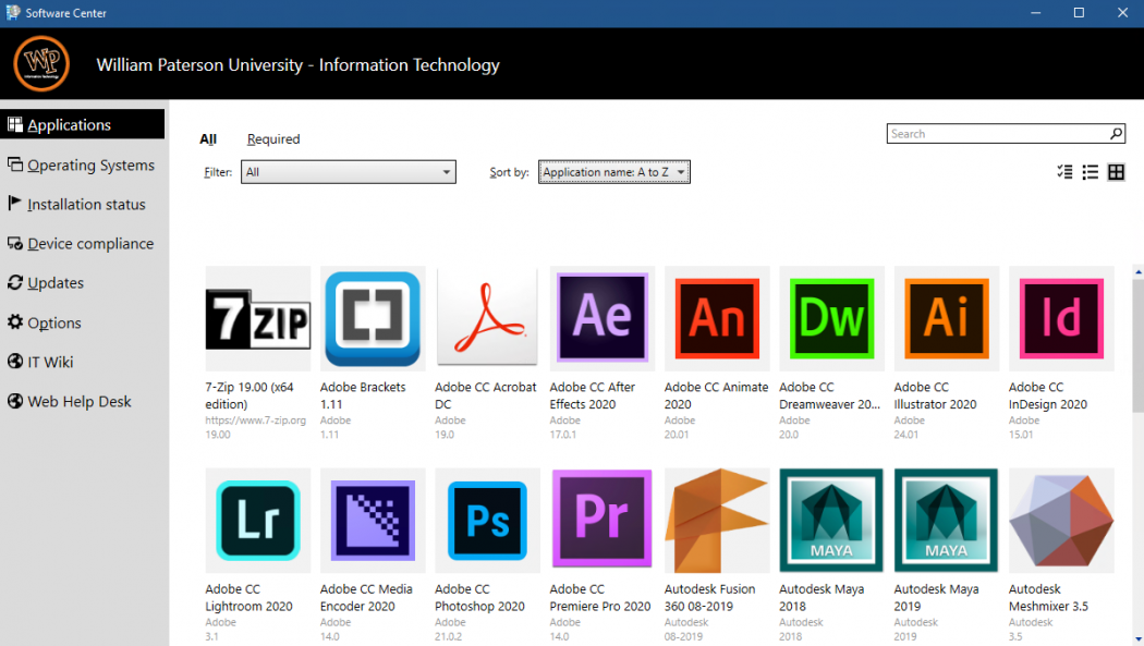 University Software - William Paterson University - Information ...
