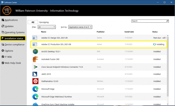 University Software - William Paterson University - Information ...