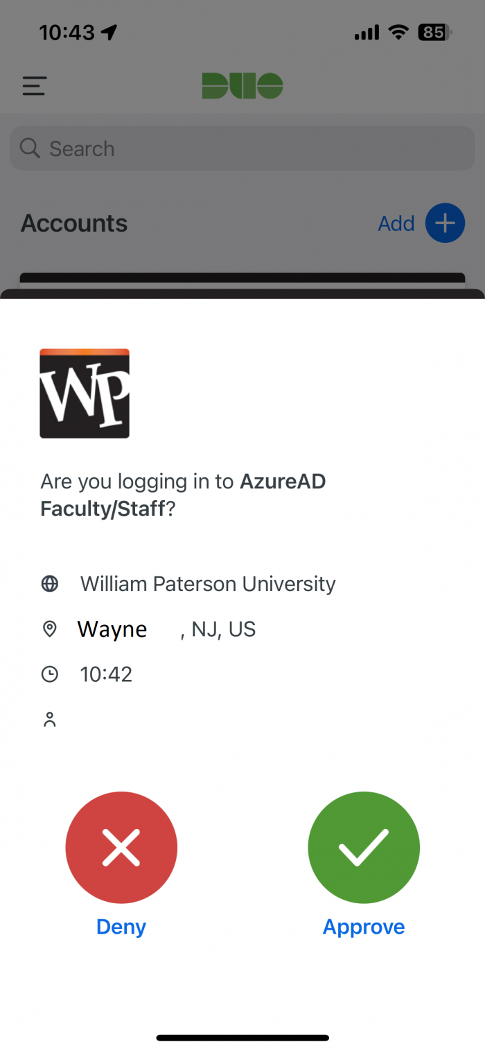 Duo Universal Prompt - William Paterson University - Information ...